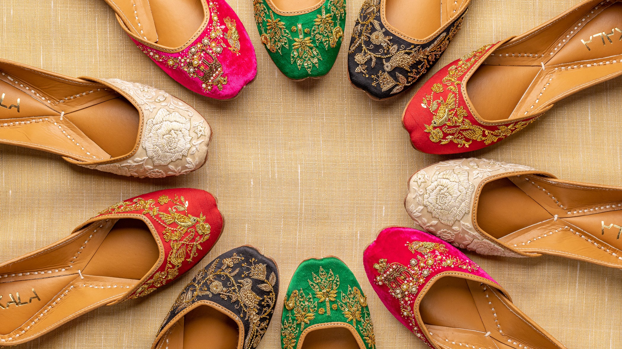 Authentic Punjabi Jutti: Handcrafted Footwear for Girls – KalaIndia